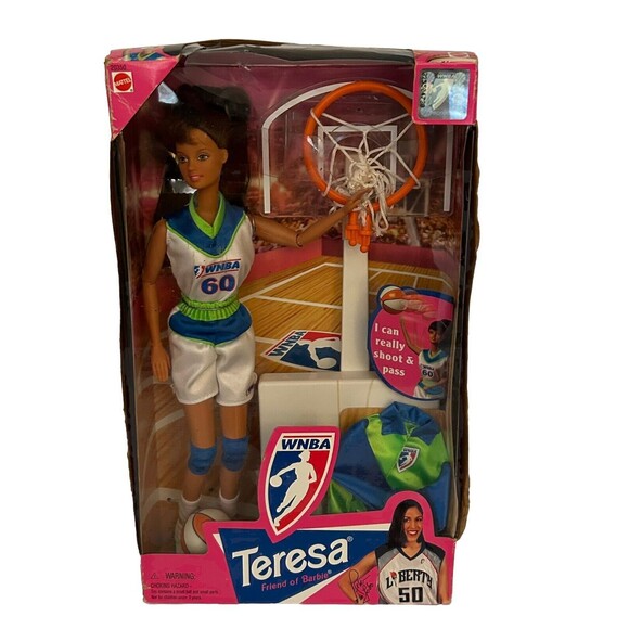 Mattel | Toys | Barbie Wnba Basketball Teresa Doll 2350 Vintage 998 In ...